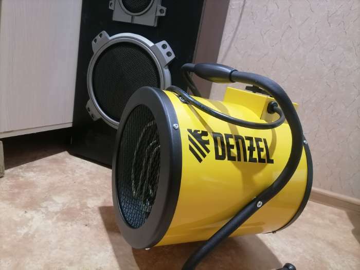 Тепловая пушка Denzel SFH-5000, электрическая, 220 В, 3/4.5 кВт, 400 м3 ...